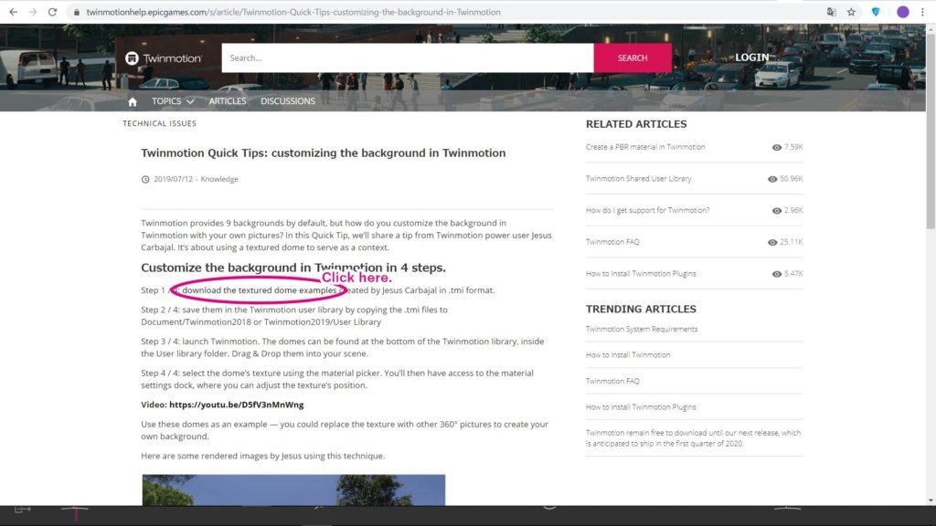 【Twinmotion】Customizing the Background | Twinmotion Tips