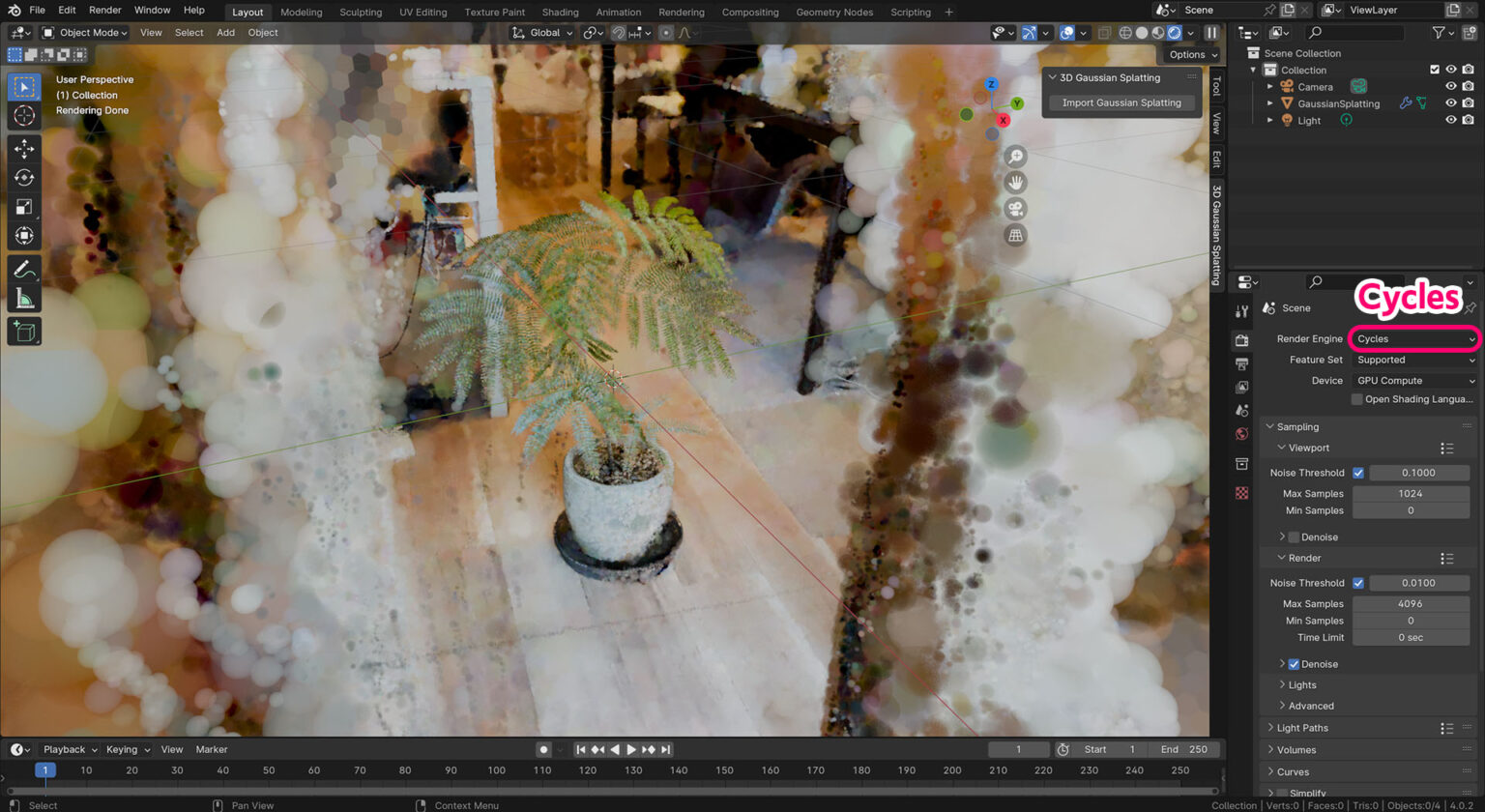 【Blender】Scaniverse SplatのPLY点群データを色付き表示する | Twinmotion Tips