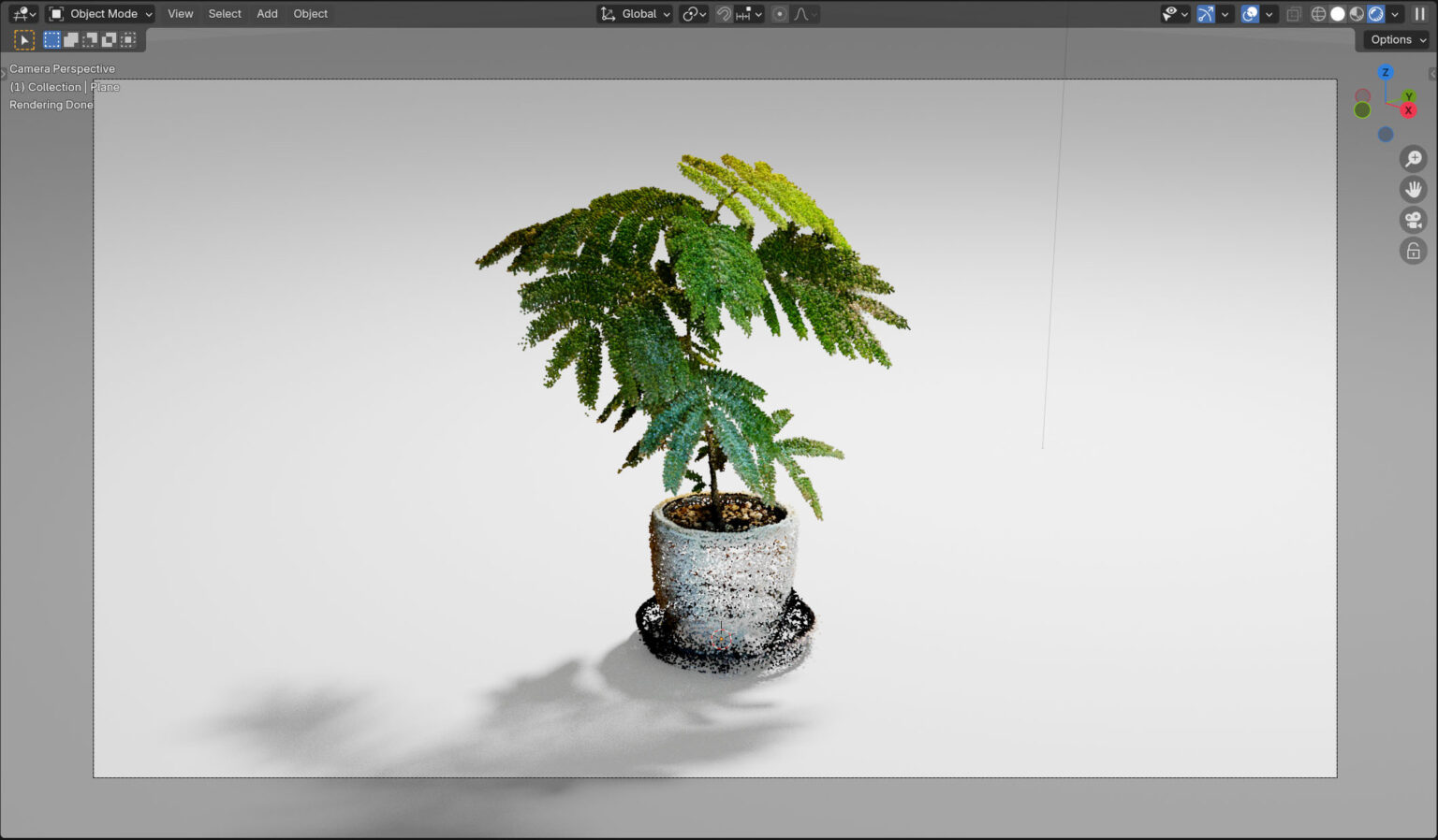 【Blender】Scaniverse SplatのPLY点群データを色付き表示する | Twinmotion Tips